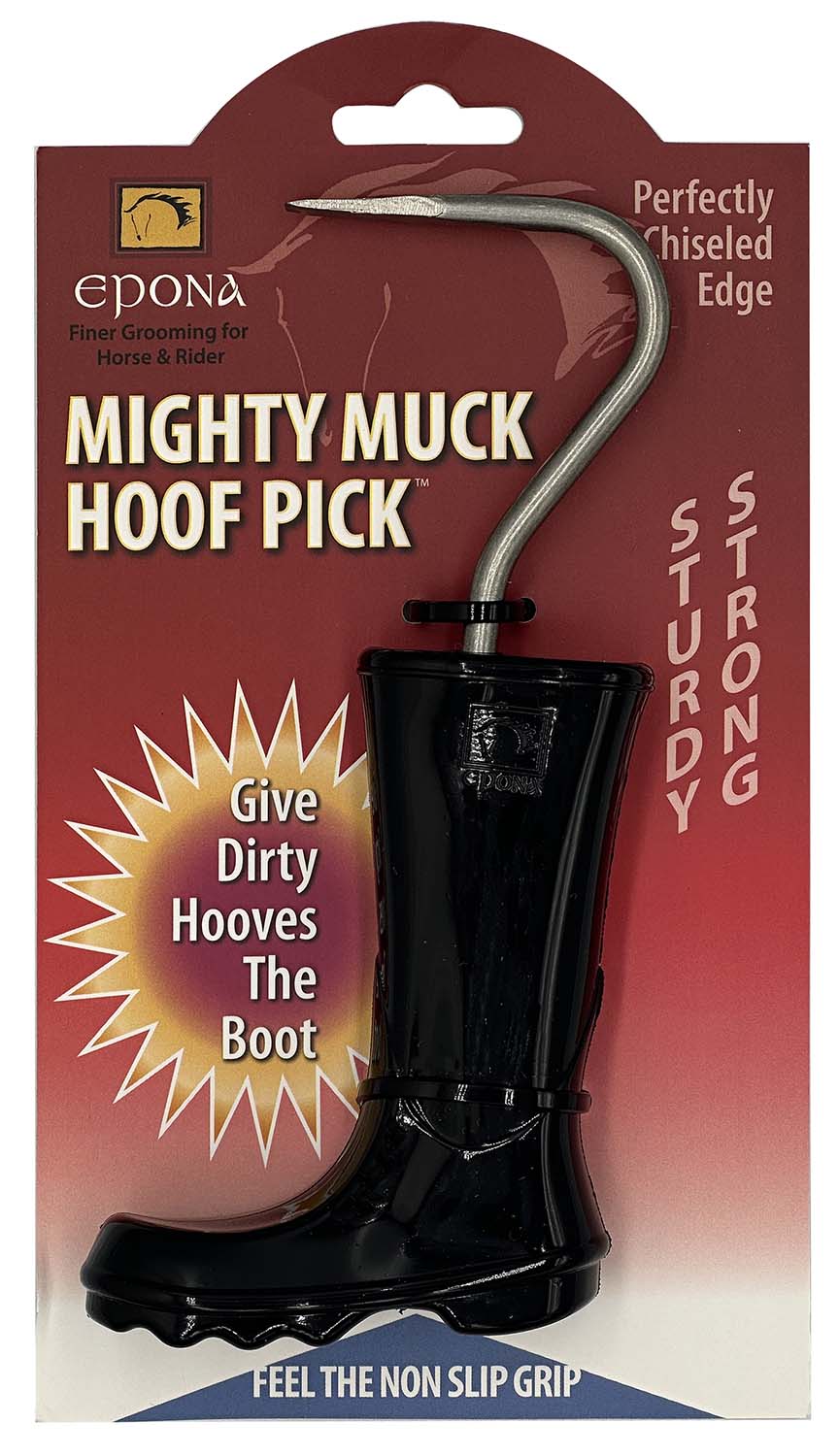Epona Mighty Muck Hoof Pick for Fine Horse Grooming — Lambert Vet Supplies