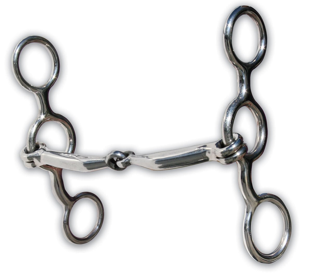 Equisential Performance Short Shank Bit for Horses, Smooth Snaffle ...