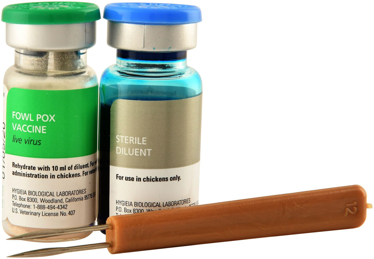 Fowl Pox Vaccine for Chickens, 1000/d — Lambert Vet Supplies