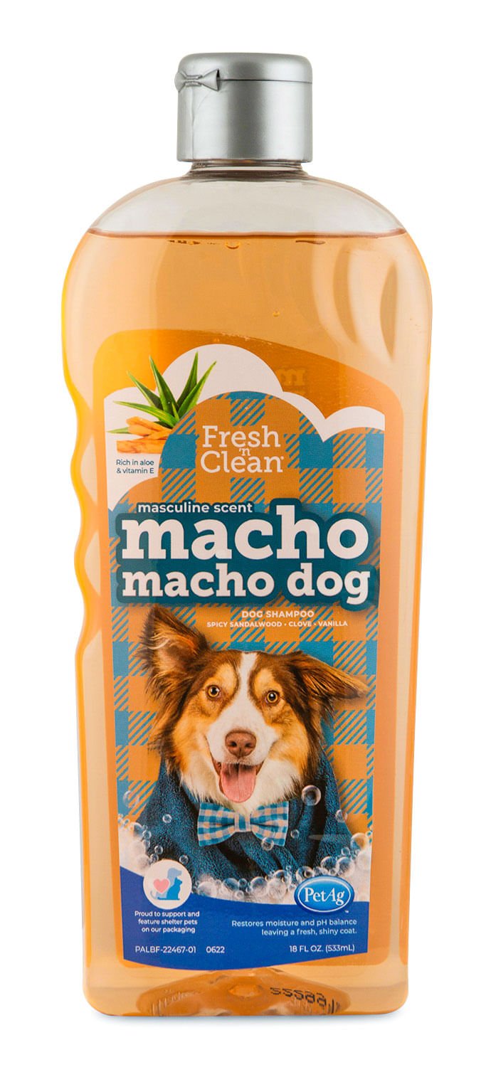 Fresh 'n Clean Macho Macho Dog Shampoo, Sandalwood and Vanilla Scent ...