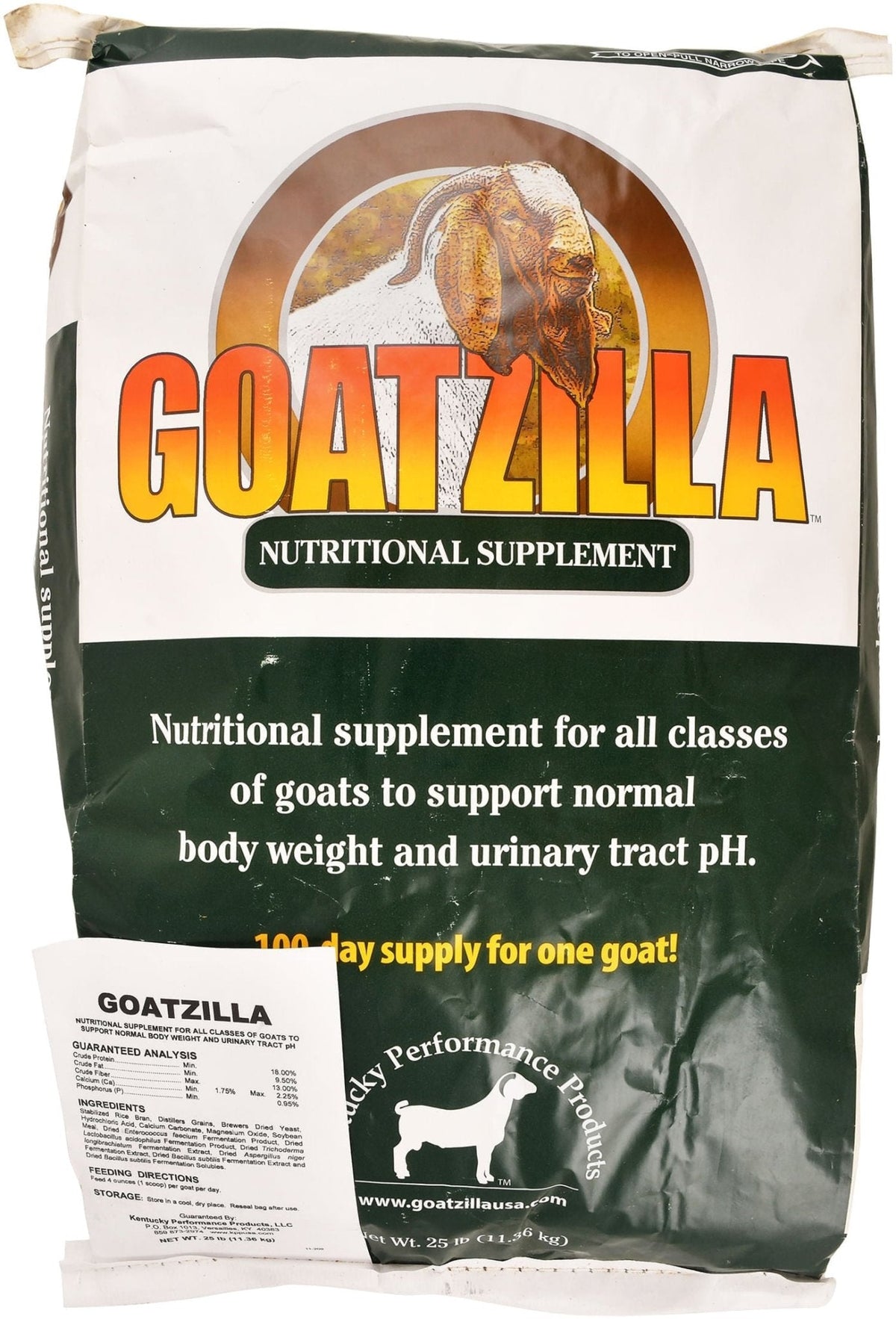 Goatzilla Nutritional Supplement for Goats, 25 lb bag — Lambert Vet ...