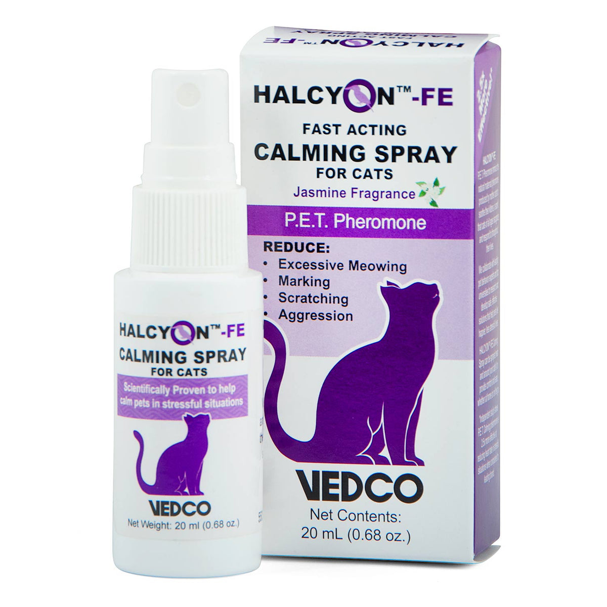 Halcyon FE Calming Spray for Cats, Multiple Colors — Lambert Vet Supplies