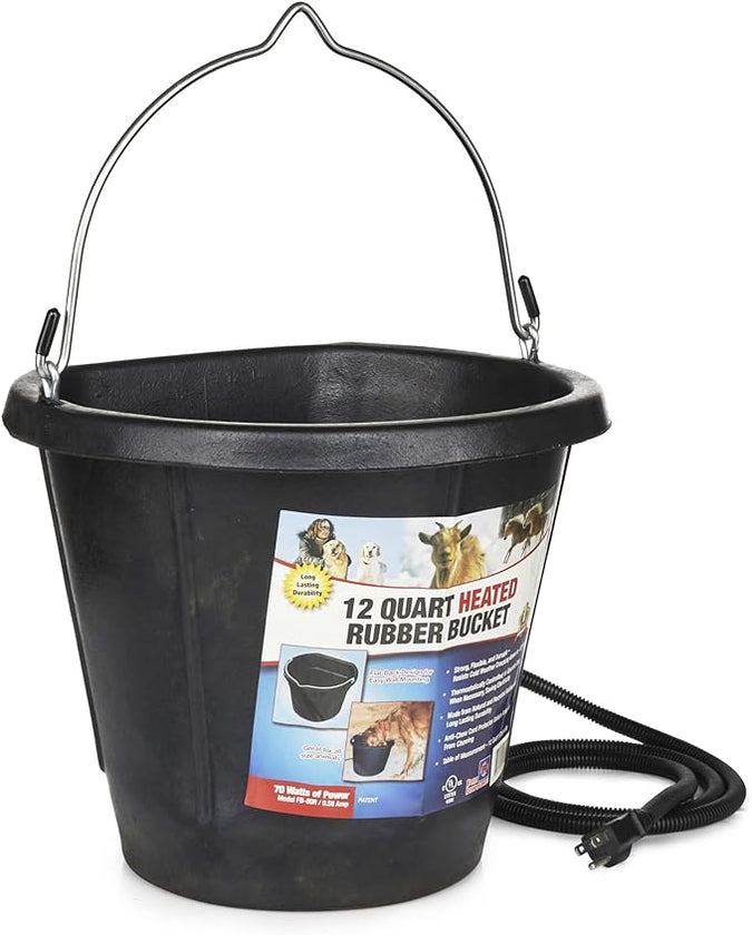 Farm Innovators Heated Livestock Waterer Flat-Back Bucket — Lambert Vet ...