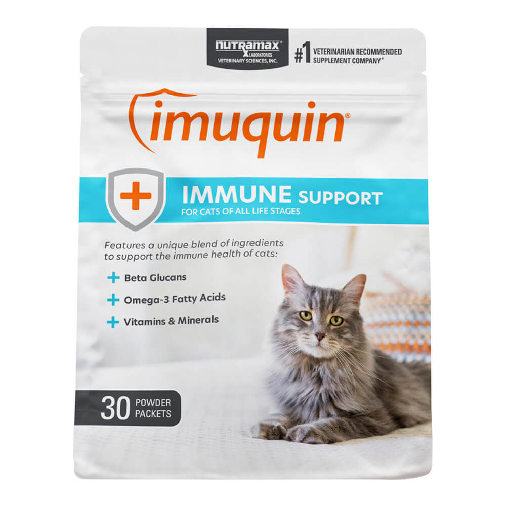Imuquin Immune Health Supplement Powder for Cats, 30 Packets — Lambert ...