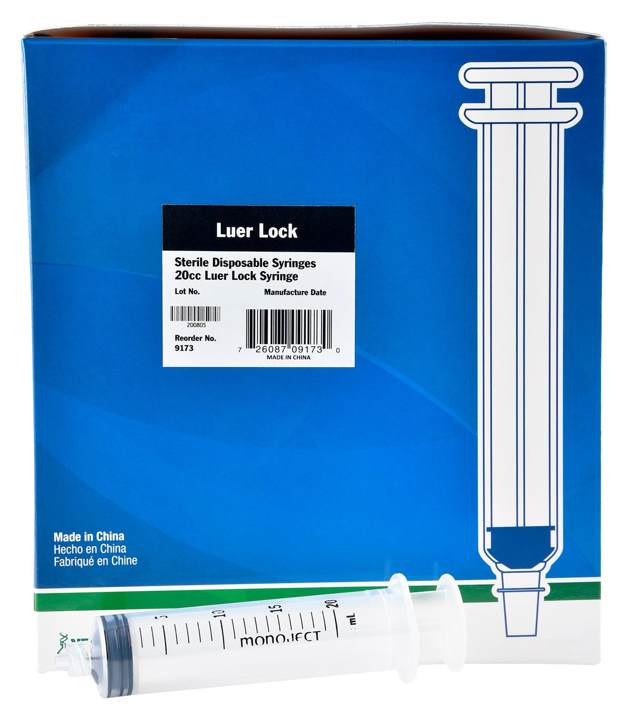 Jeffers Luer Lock Syringes | Veterinary Syringes in Boxes of 100 ...