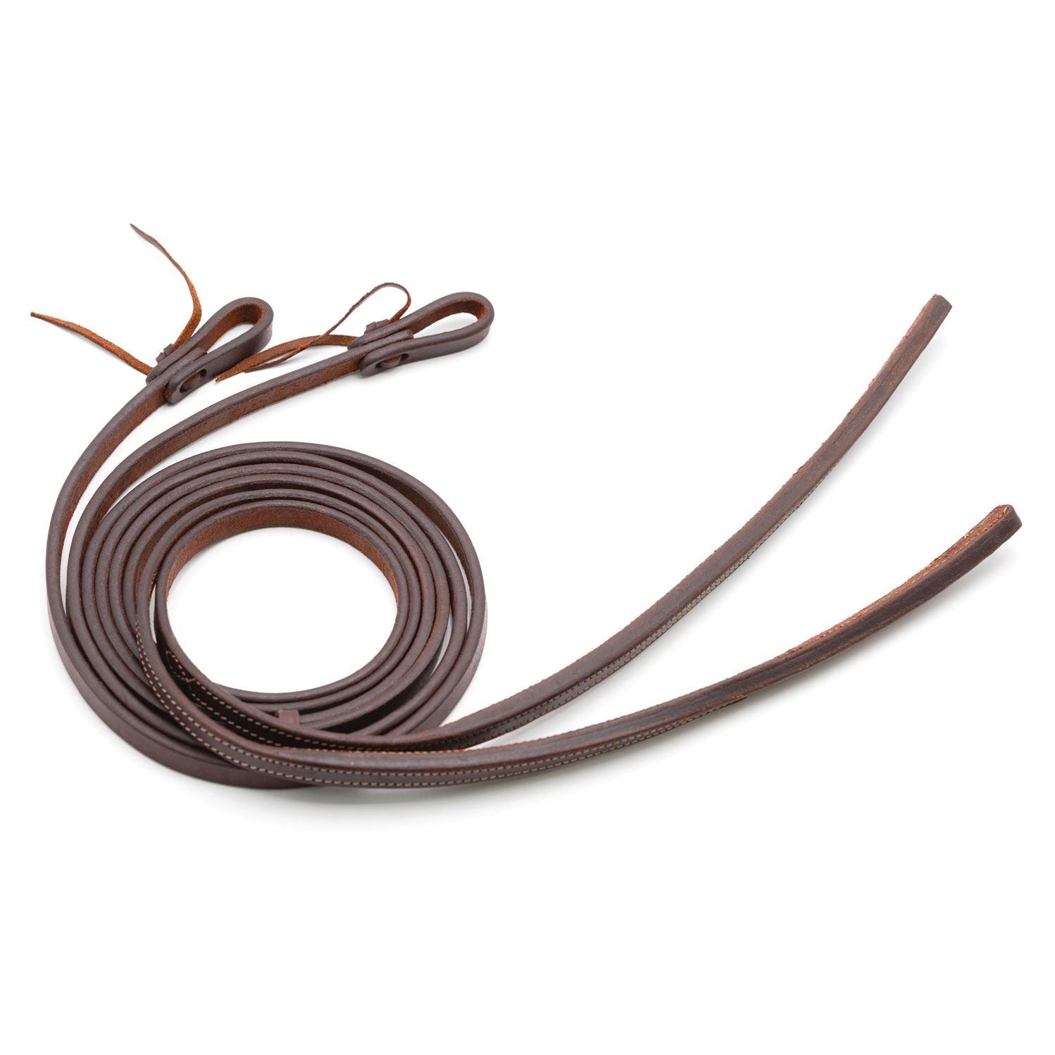 Jeffers LuxeLeather Heavy Oiled Split Reins with Weighted Ends ...
