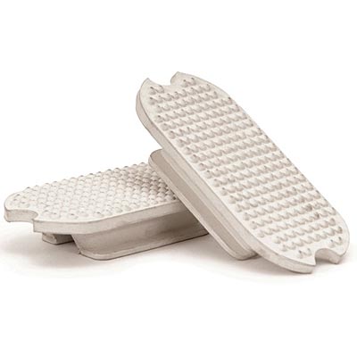 Fillis Horse Stirrup Pads, White Rubber — Lambert Vet Supplies