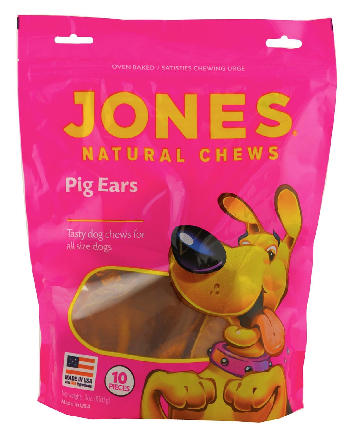 Natural Pig Ears by Jones Natural Chews for Dogs — Lambert Vet Supplies