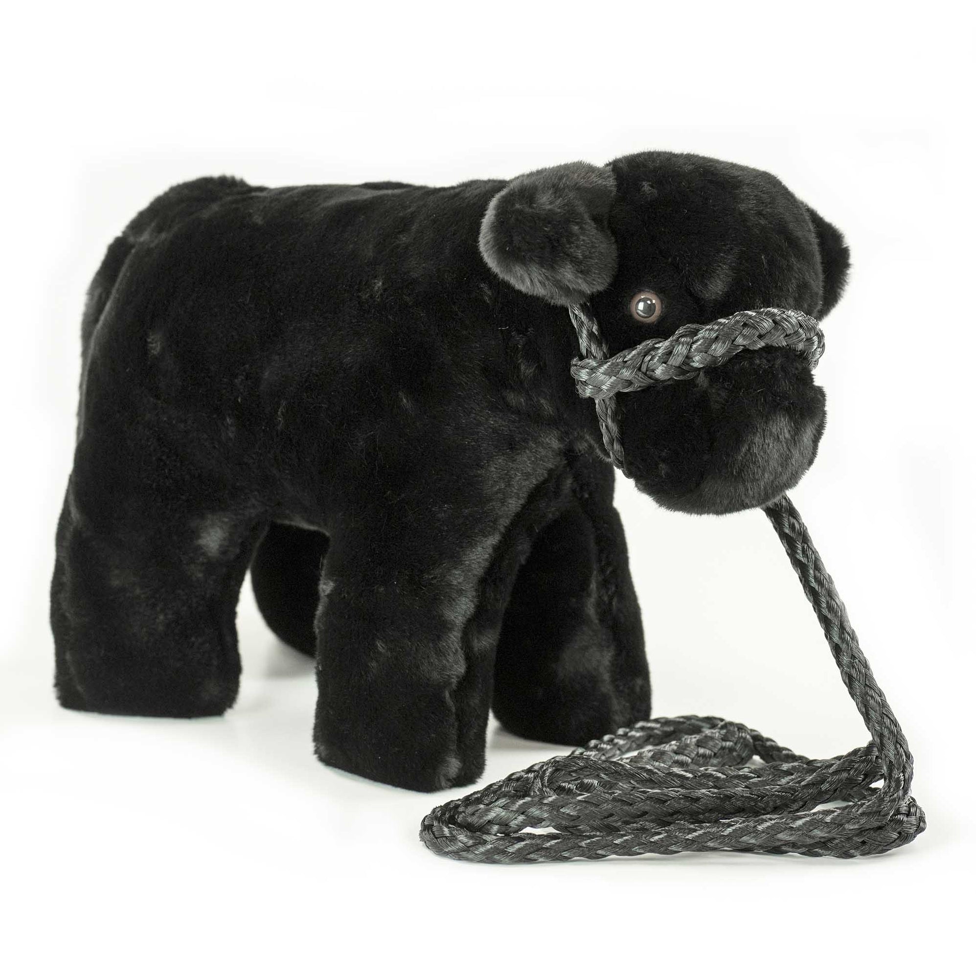 Little Buster Plush Calf Angus Toy, Black — LVS