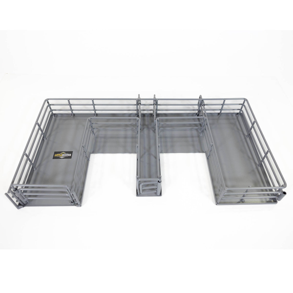 Little Buster Roping Box with Full Swinging Gate, Gray — Lambert Vet ...