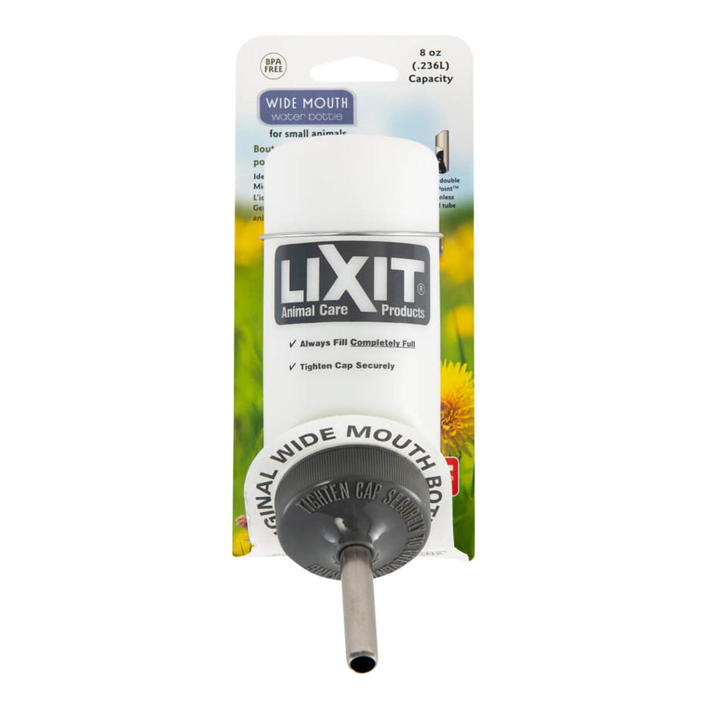 Lixit Plastic Wide Mouth Bottle for Small Animals — Lambert Vet Supplies