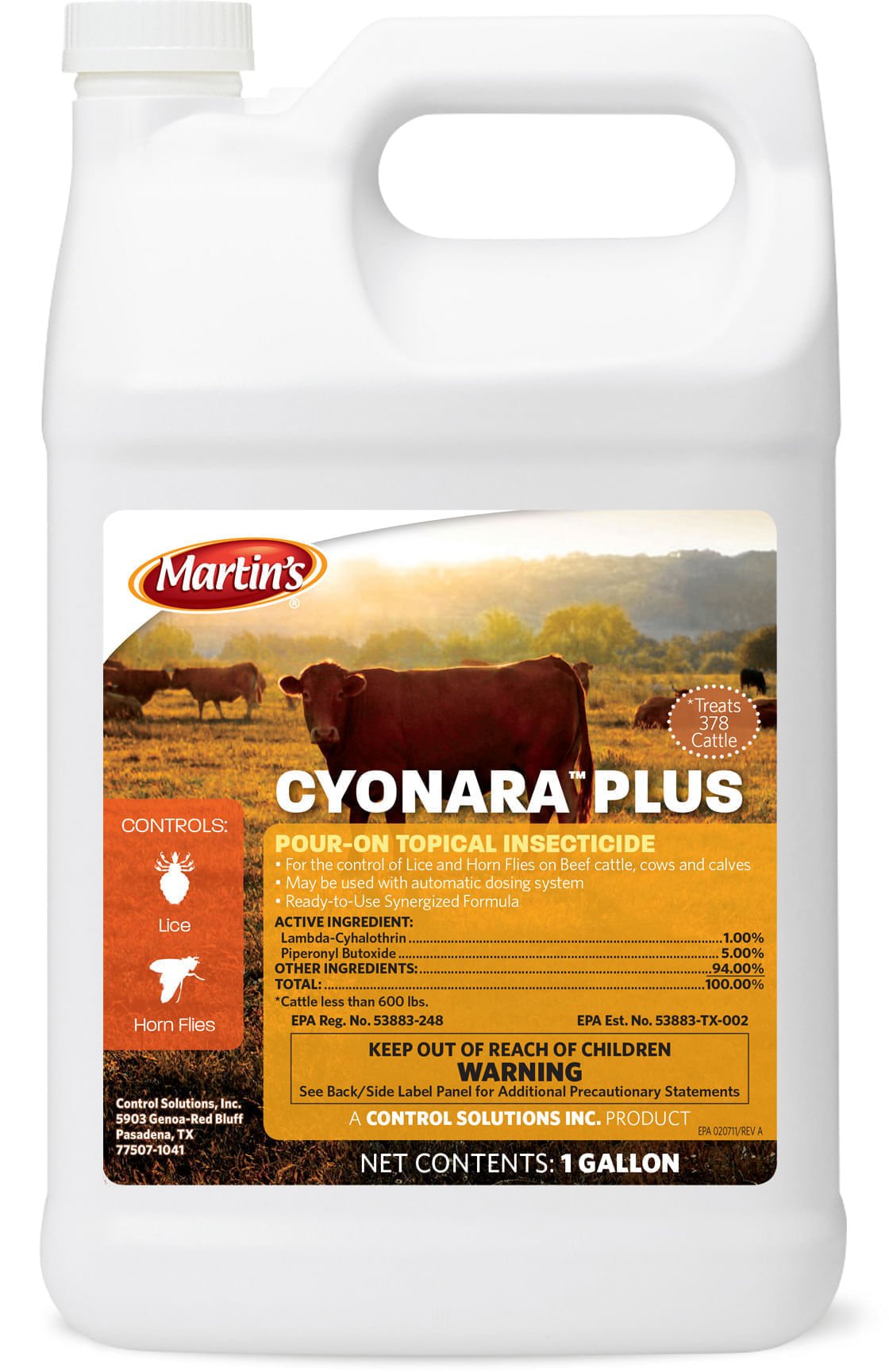 Martin's Cyonara Plus Pour-On Topical Insecticide — Lambert Vet Supplies
