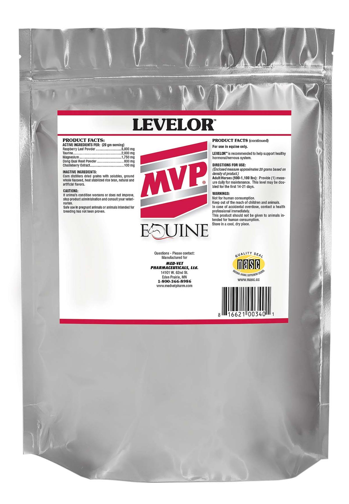Med-Vet Levelor Horse Supplement — Lambert Vet Supplies