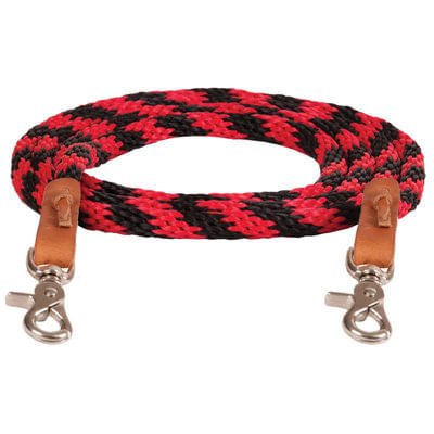 Round Braided Trail Horse Reins with Leather Water Loops — Lambert Vet ...