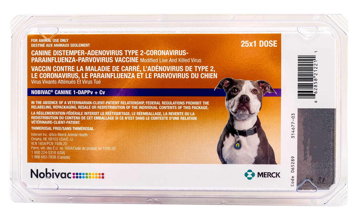 Nobivac Canine 1-DAPPv+Cv Vaccine for Dogs — Lambert Vet Supplies