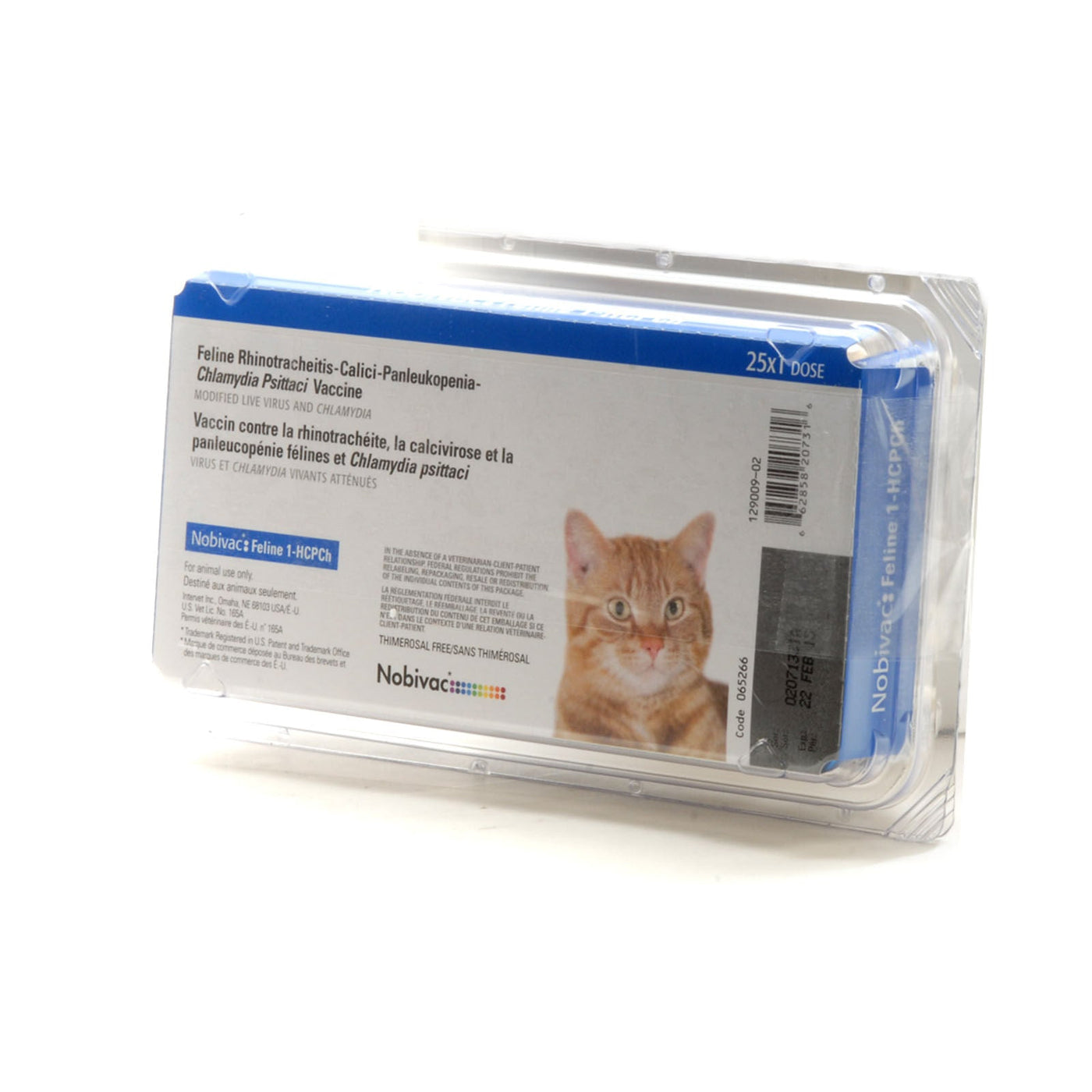 Nobivac Feline 1-HCPCh Vaccine for Cats, 25 Doses — LVS
