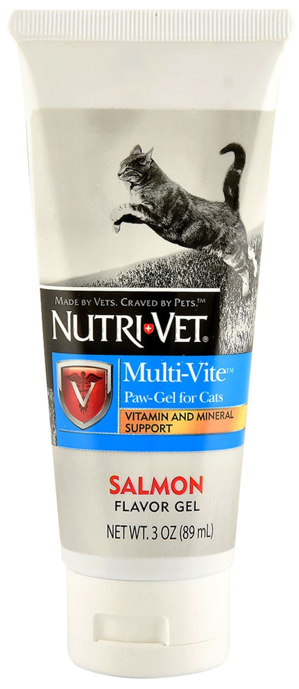 Nutri-Vet Multi-Vite Paw Gel for Cats, Salmon Flavor — Lambert Vet Supplies