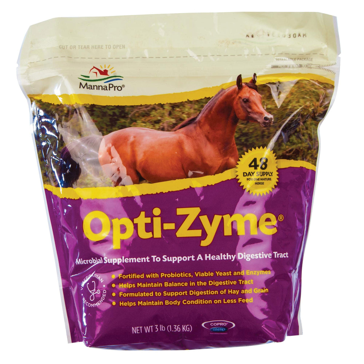 Opti-Zyme® Microbial Horse Health Supplement, 3 lb — Lambert Vet Supplies
