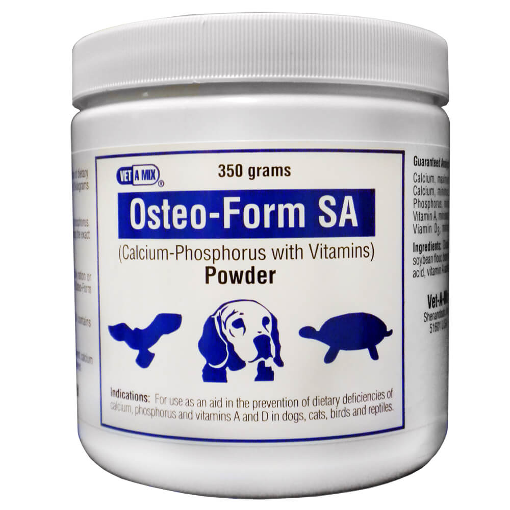 Osteo-Form SA Powder Calcium Supplement, 350 Grams — Lambert Vet Supplies
