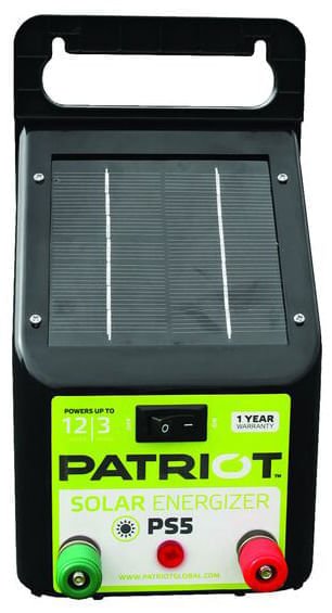 Patriot PS5 Solar Fence Energizer — Lambert Vet Supplies