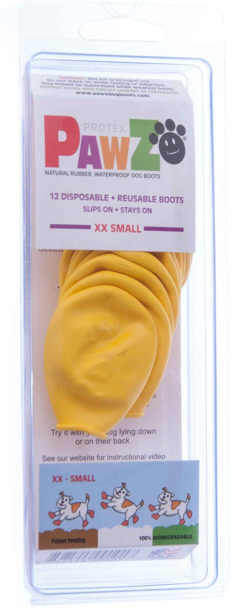 PawZ Dog Boots for Medium-Large Dogs, 12 pack Multi-Color — Lambert Vet ...