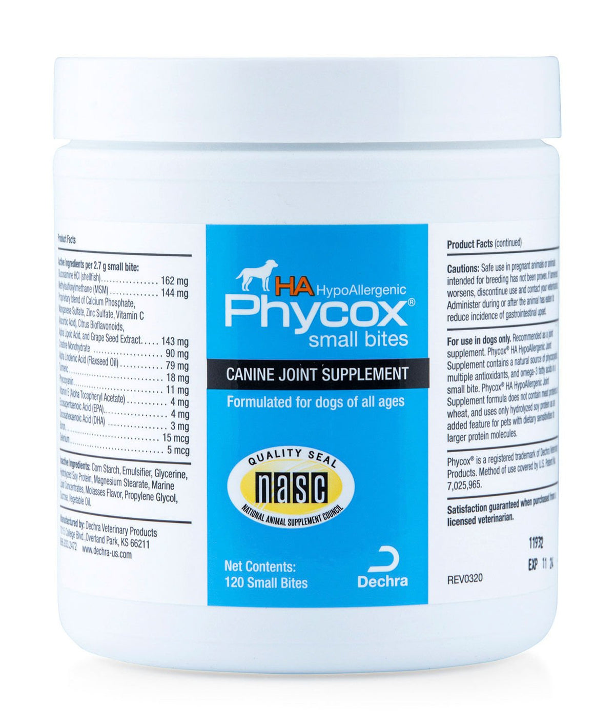 Phycox HA (Hypo-Allergenic) Dog Joint Supplement — Lambert Vet Supplies