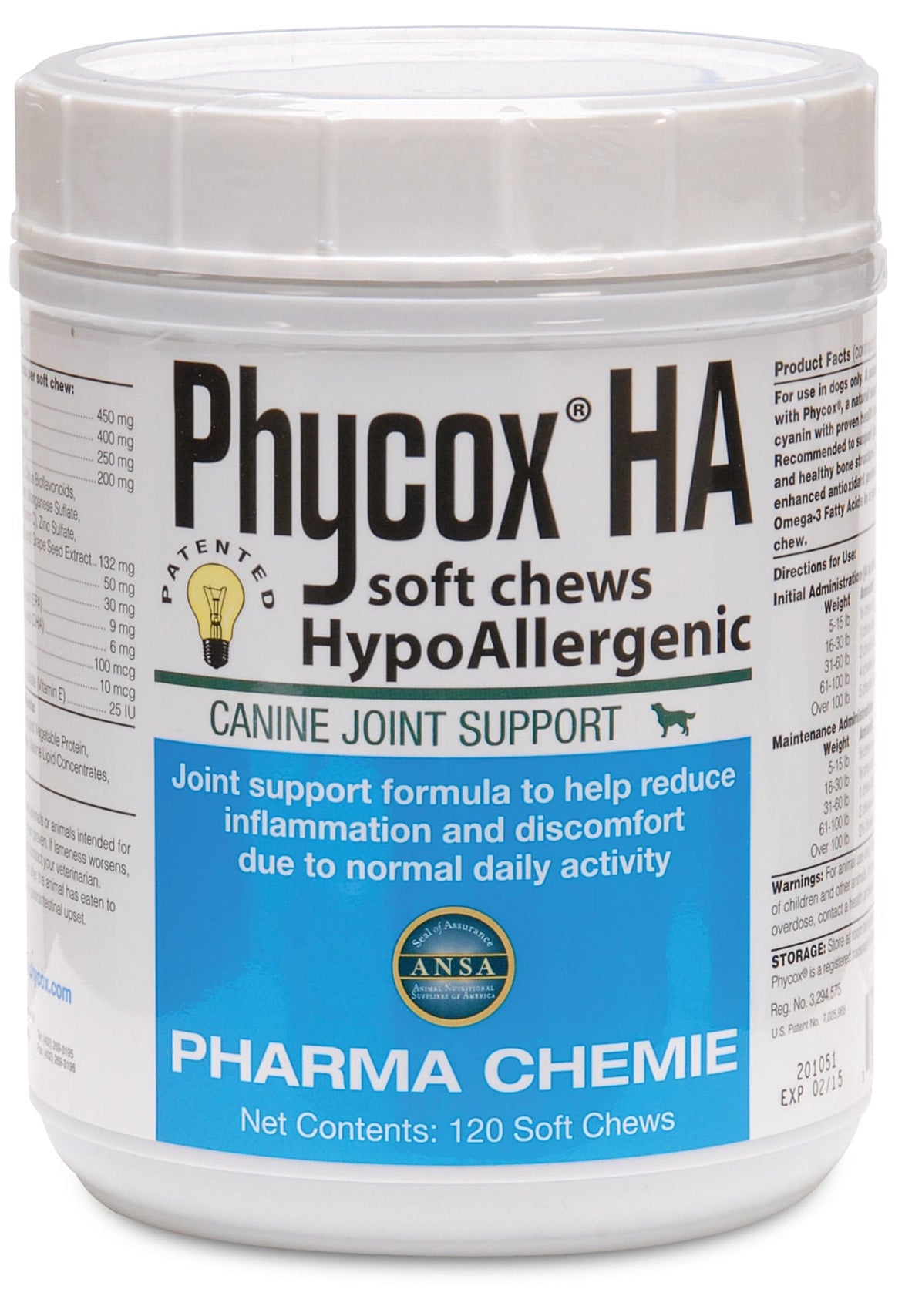Phycox HA (HypoAllergenic) Soft Chews, 120 count — Lambert Vet Supplies