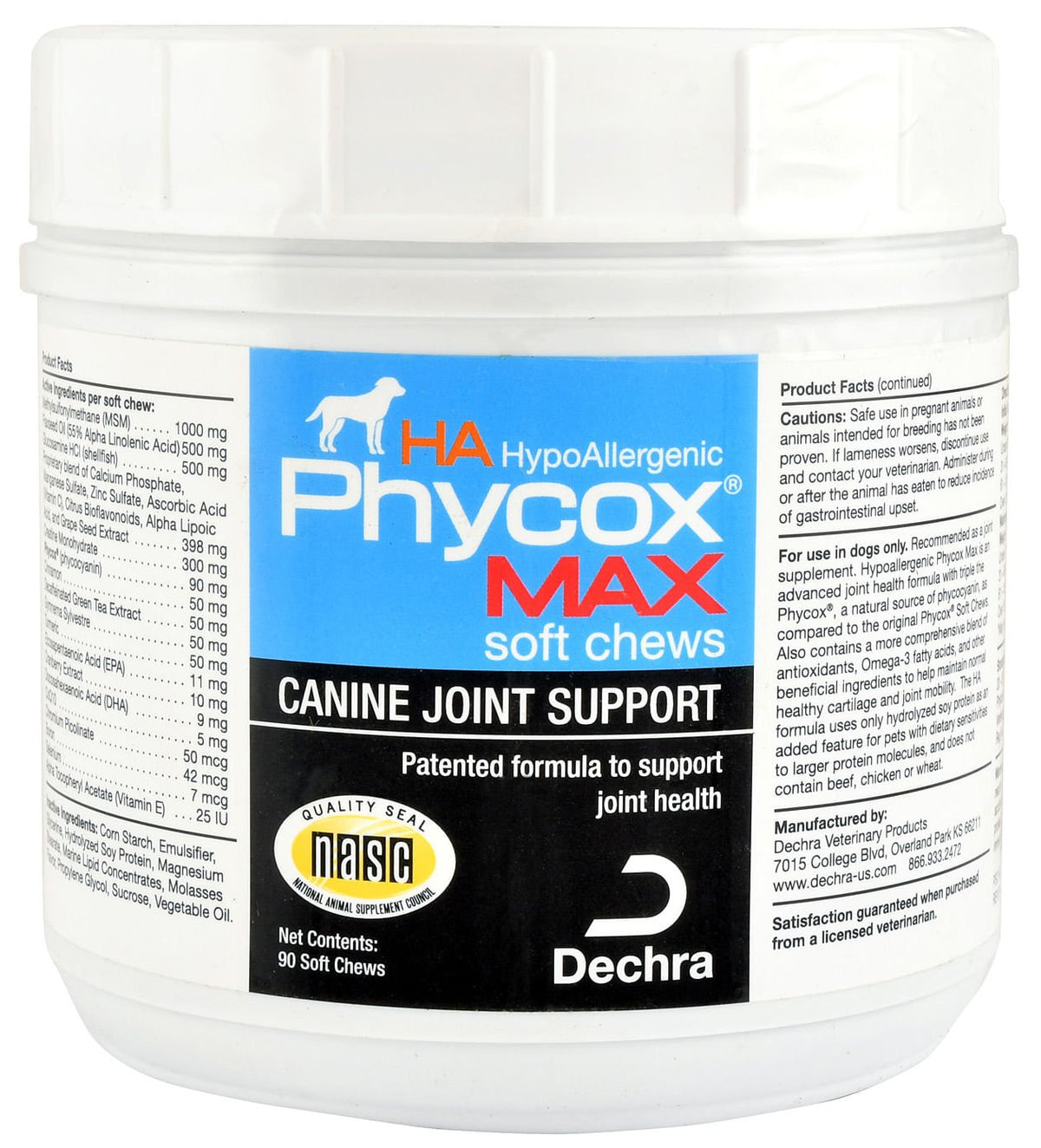 Phycox MAX HA Soft Chews for Dog Joint Support, 90 count — Lambert Vet ...