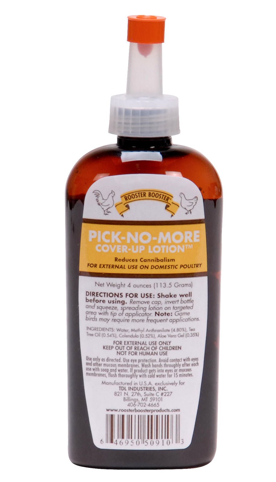 Pick-No-More Cover-Up Lotion by Rooster Booster®, 4 oz — Lambert Vet ...