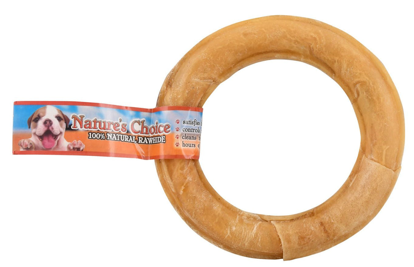 Jeffers Natural Pressed Rawhide 6" Donut Ring — Lambert Vet Supplies