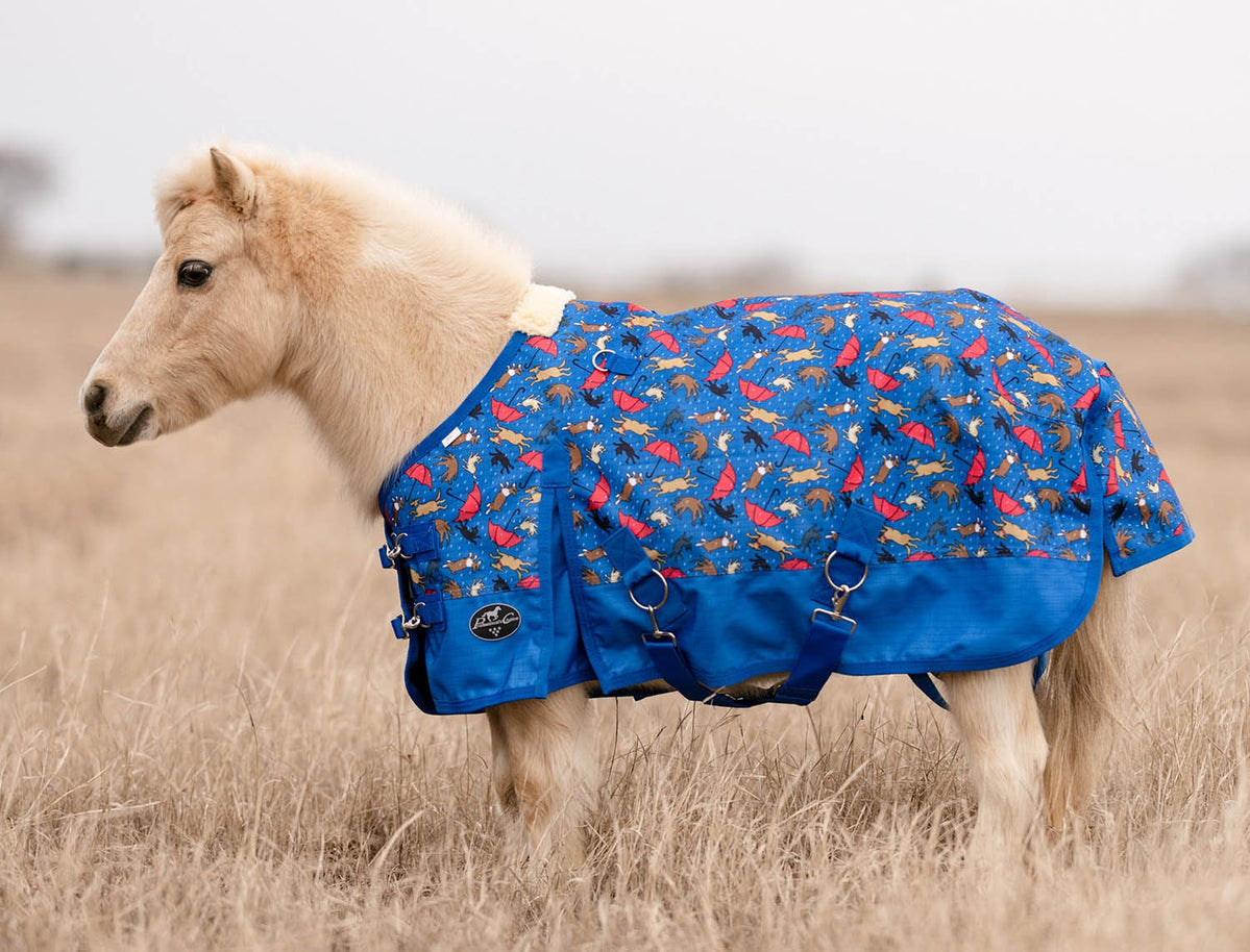 1200D Mini & Pony Rain Sheet, "Raining Cats & Dogs" by Professional's ...