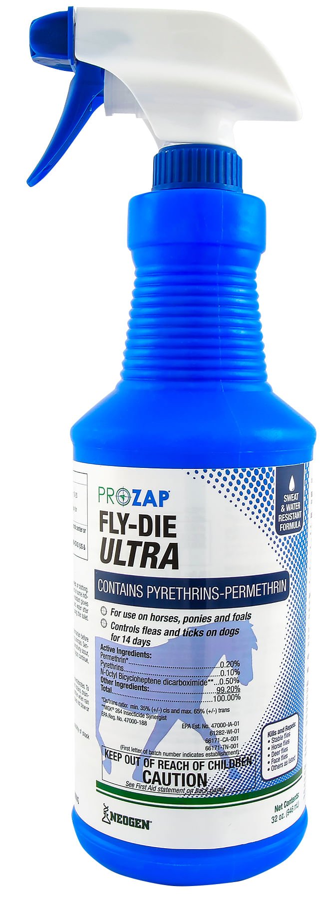 Prozap Fly-Die Ultra Spray, contains Permethrin — Lambert Vet Supplies