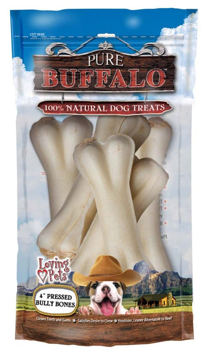Pure Buffalo Pressed Bully Bone for dogs — LVS
