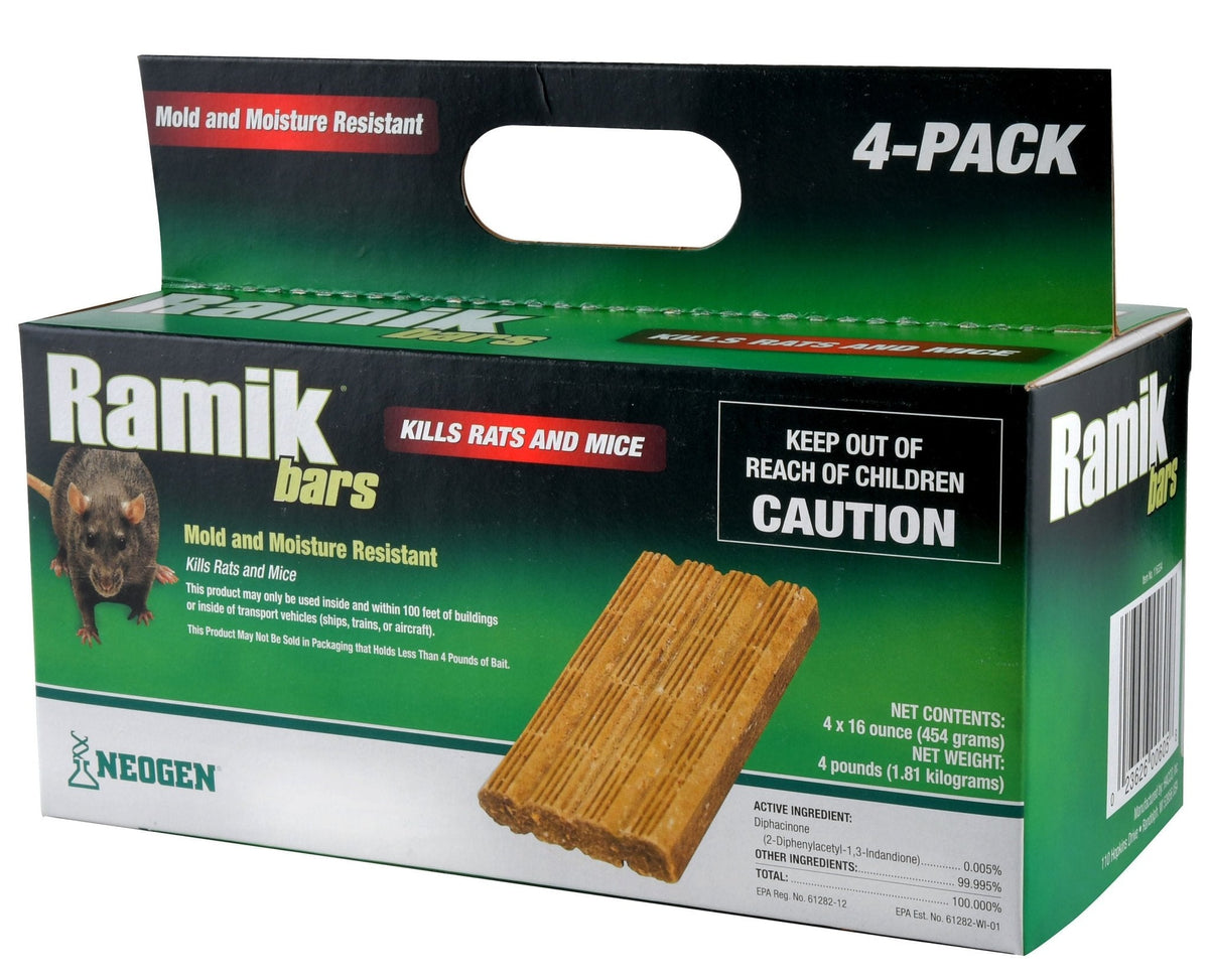Neogen Ramik Bars Rodent Control, 4 pack — Lambert Vet Supplies