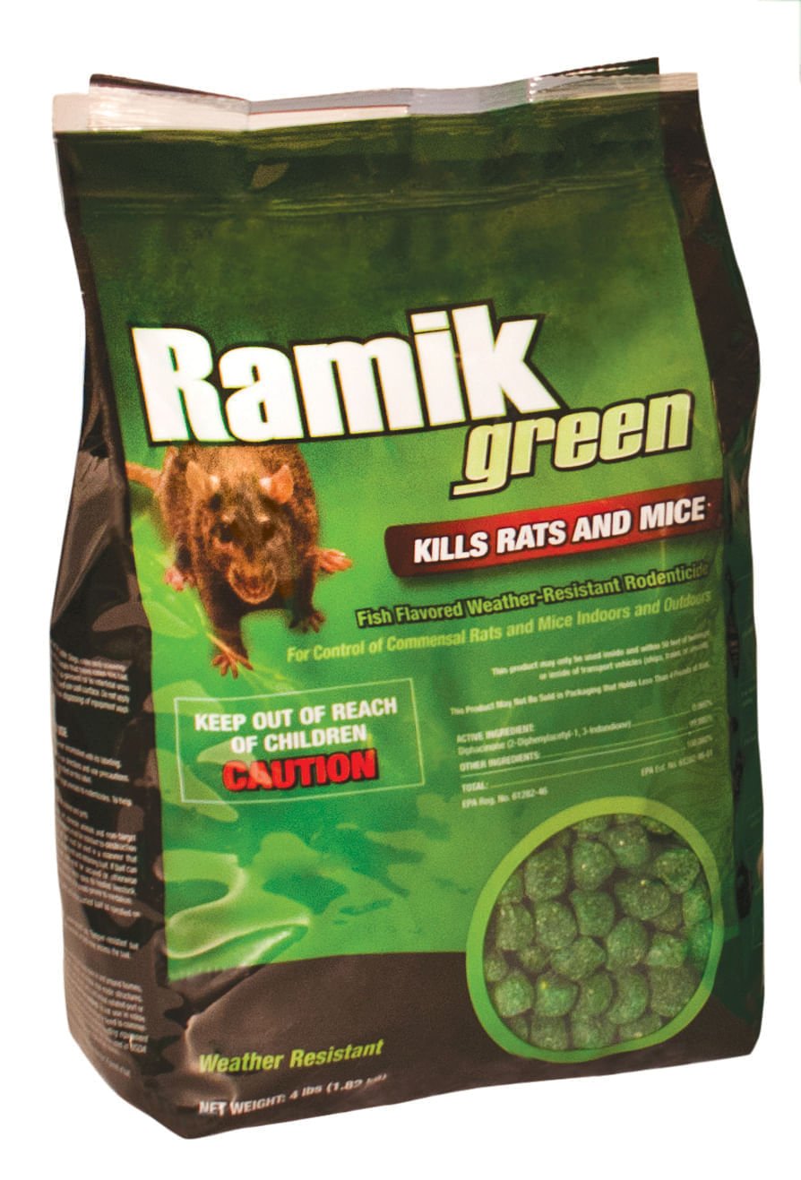 Ramik Green Bait for Rodent Control, 4 lb (loose nuggets) — Lambert Vet ...
