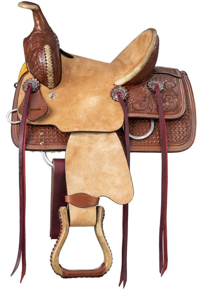 Garrison Youth Barrel Saddle by Royal King — Lambert Vet Supplies