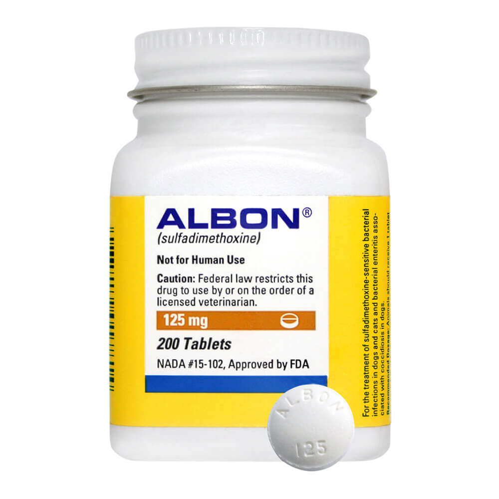 Albon Tablet for Dogs & Cats (sulfadimethoxine) — Lambert Vet Supplies