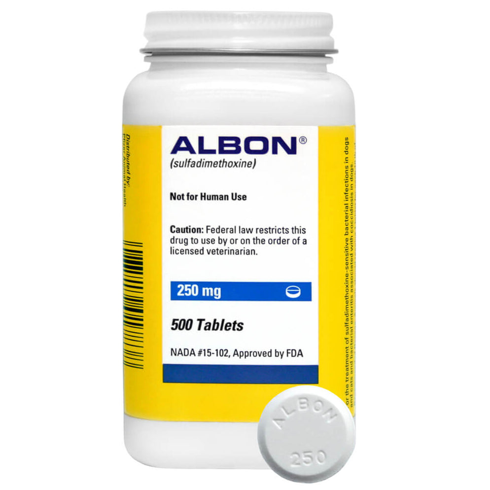 Albon Tablet for Dogs & Cats (sulfadimethoxine) — Lambert Vet Supplies