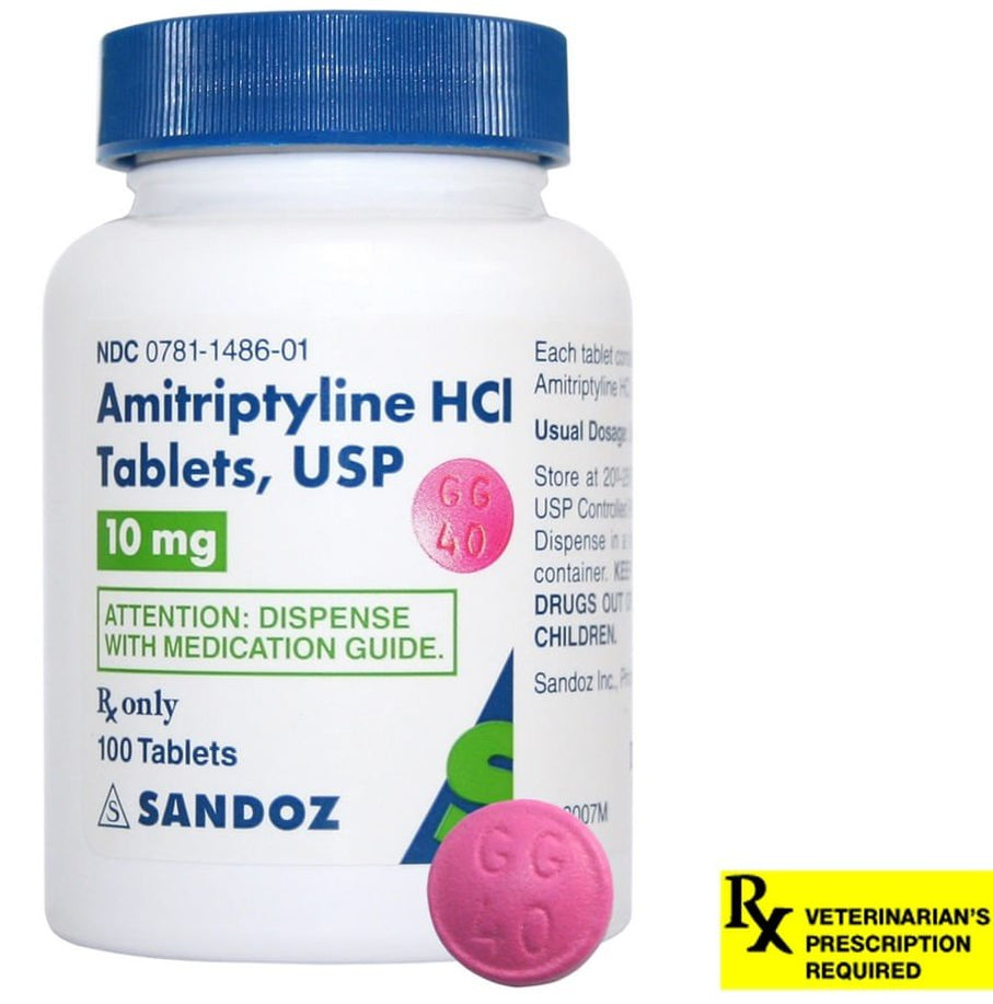 Rx Amitriptyline HCl Tablets for Dogs and Cats — Lambert Vet Supplies