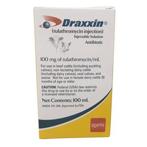 Rx Draxxin Injectable Solution for Cattle & Swine, 100 mg/mL — Lambert ...