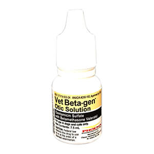 Rx GentaVed (Vet Betagen) Pet Otic Solution, 7.5mL Bottle — Lambert Vet ...