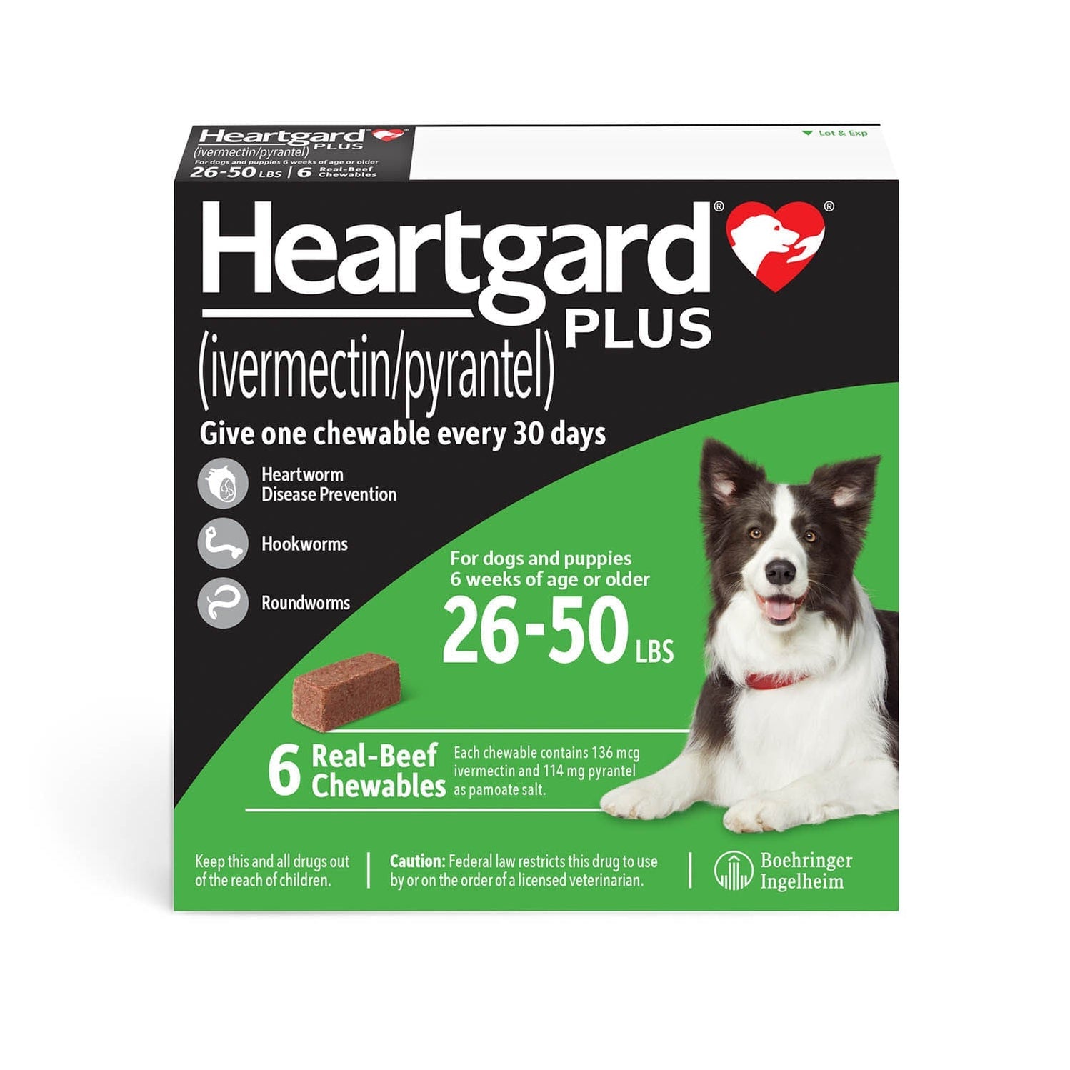 Rx Heartgard Plus Chews for Dogs, 12 Chews — Lambert Vet Supplies