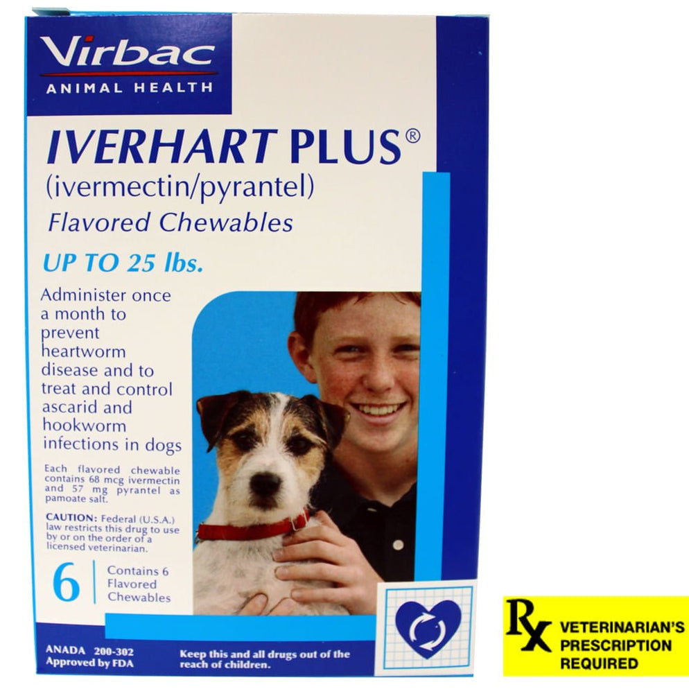 Rx Iverhart Plus Chew Tab for Dog Deworming — Lambert Vet Supplies