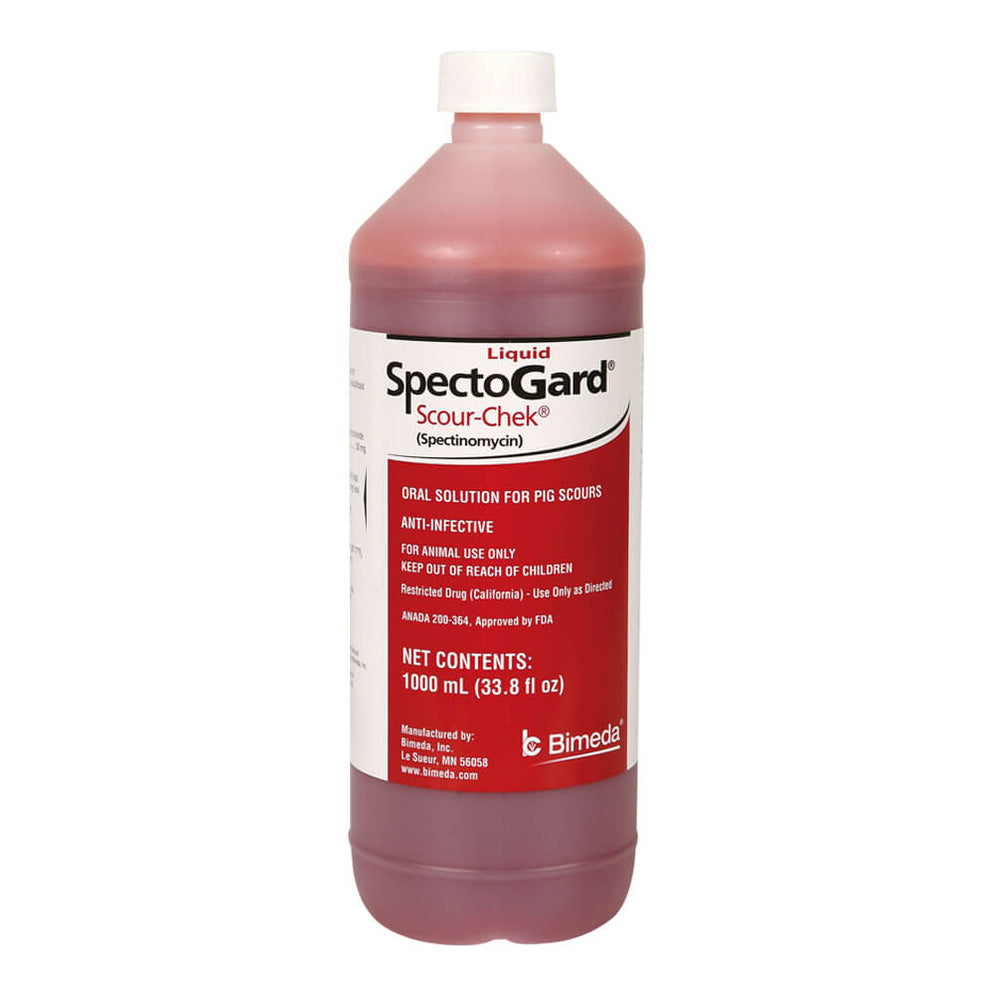 SpectoGard - Rx Liquid SpectoGard Scour-Chek (Spectinomycin) for Pigs ...