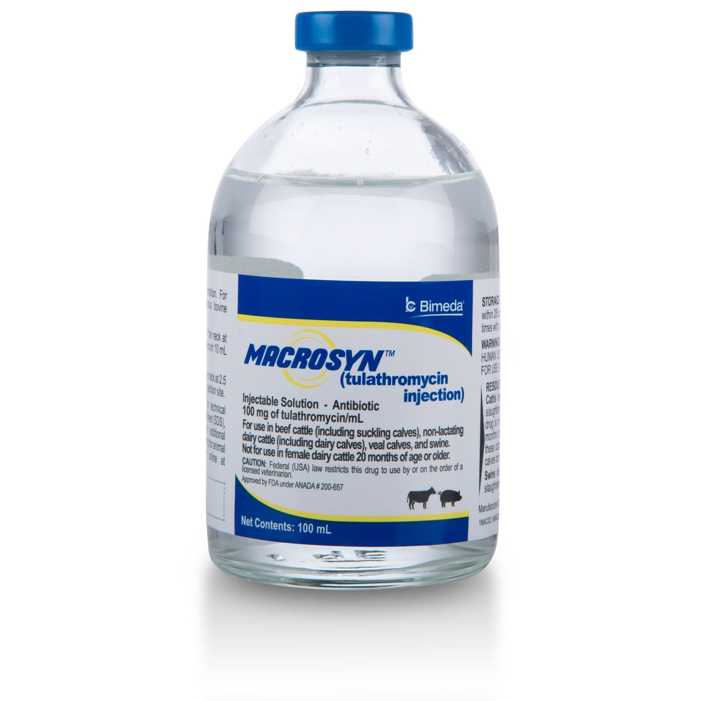Rx Macrosyn Injectable, 500ml for Cattle and Swine — Lambert Vet Supplies