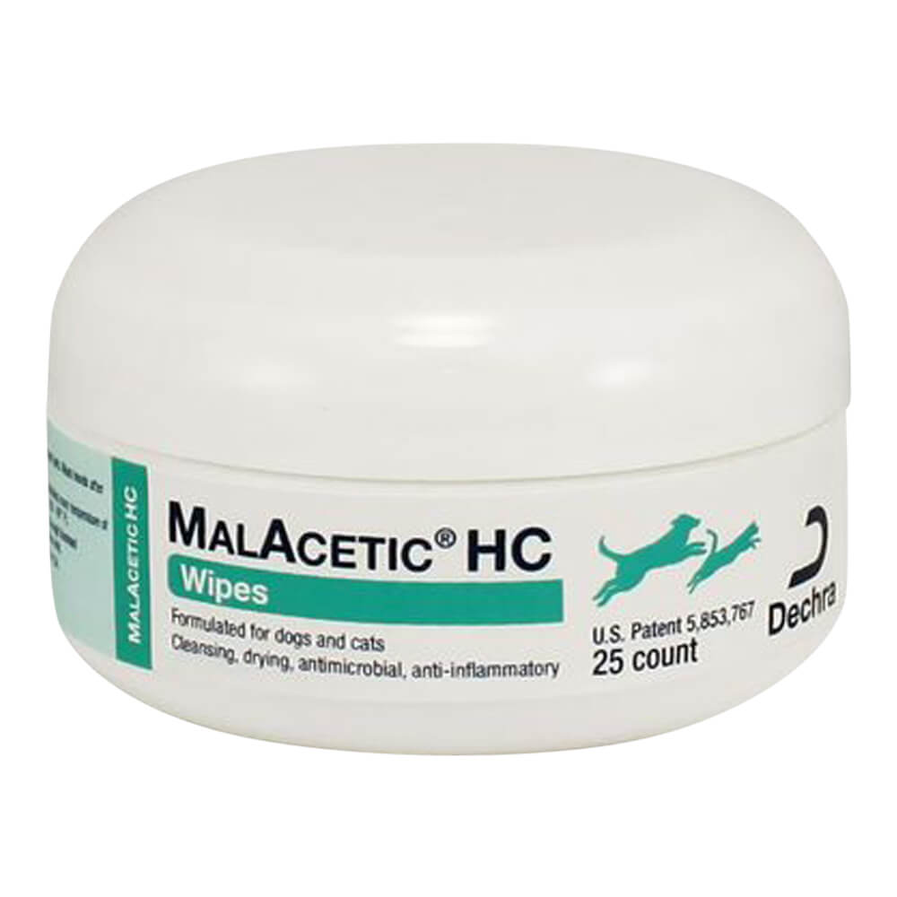 Rx MalAcetic HC Pet Wipes for Dogs and Cats, 25 ct — Lambert Vet Supplies