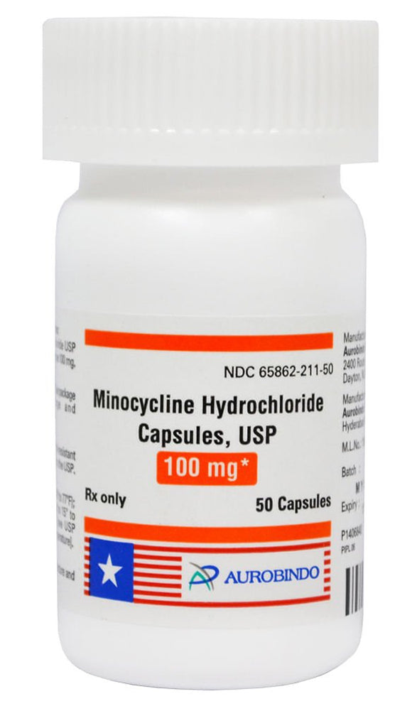 Rx Minocycline Capsules (Oral Tetracycline Antibiotic) — Lambert Vet ...