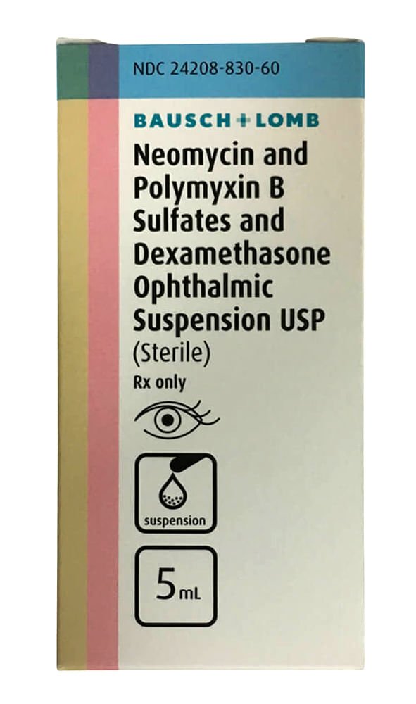 Rx Neo/Poly/Dex Ophthalmic Suspension for Animals — Lambert Vet Supplies