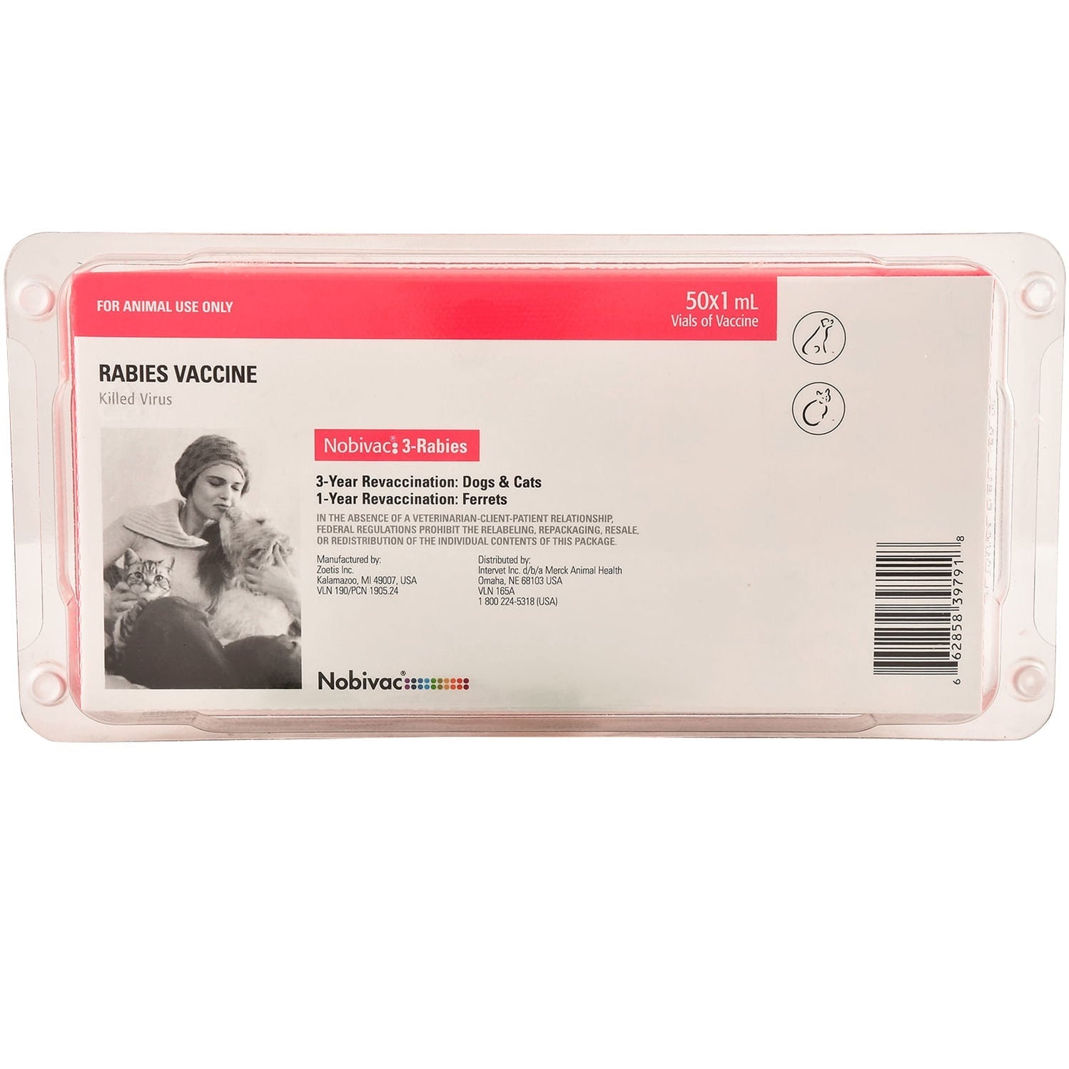 Nobivac 3 Rabies Vaccine for Dogs, Cats, Cattle and Sheep — Lambert Vet ...