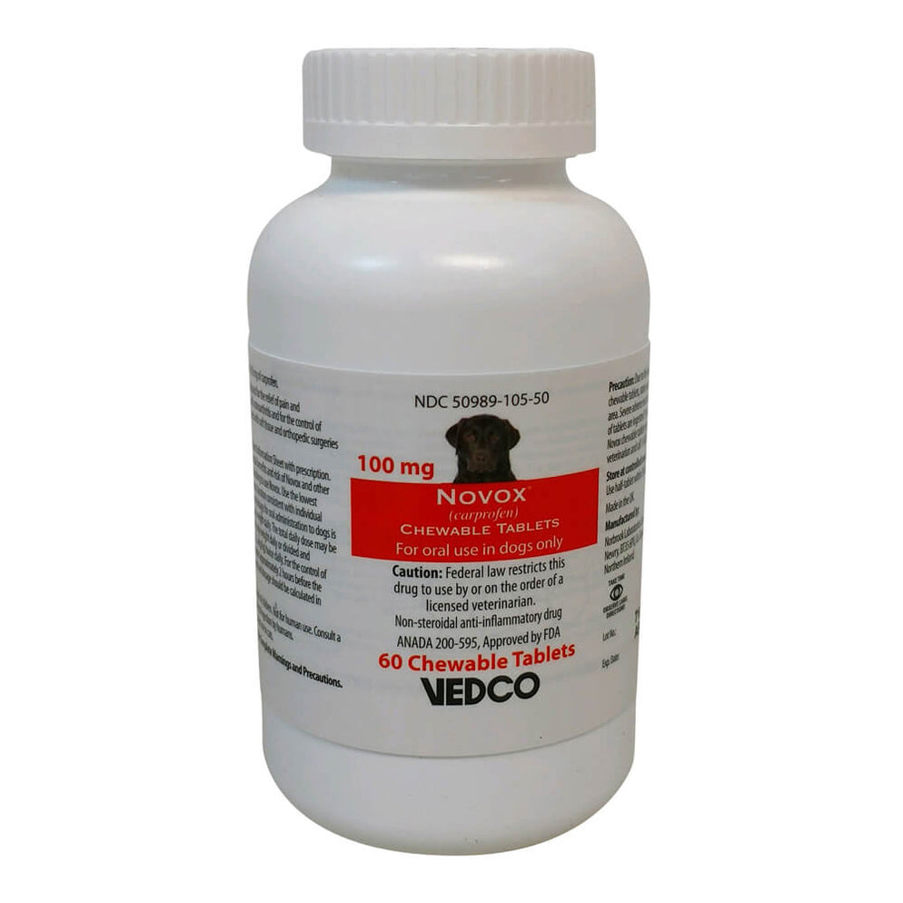 Novox Chewable Tablets for Dogs (Carprofen) — Lambert Vet Supplies